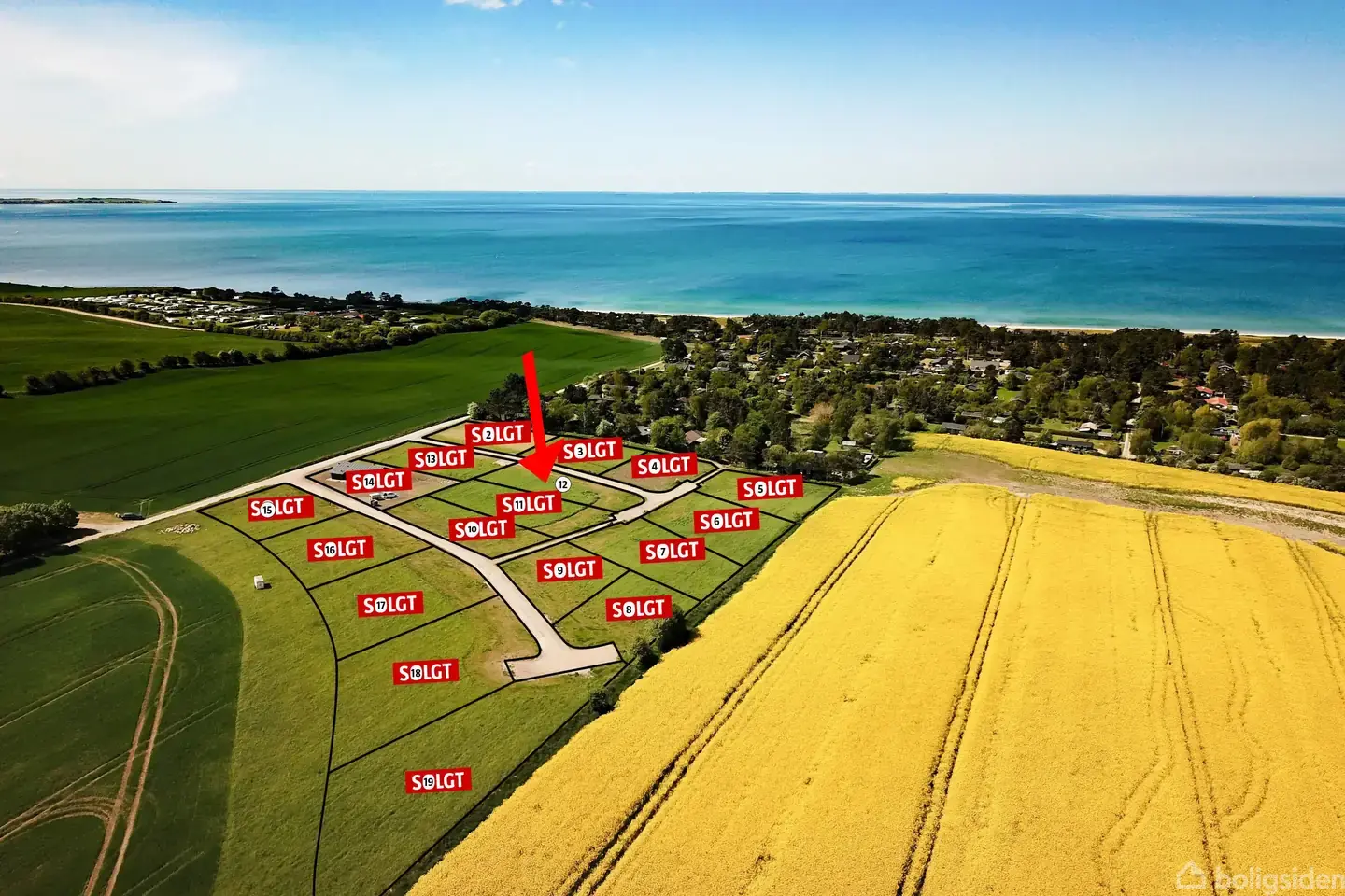 Til salg: Klitrosevej 4, Nr. 12., Store Fuglede - Fritidsgrund på 1218 ...